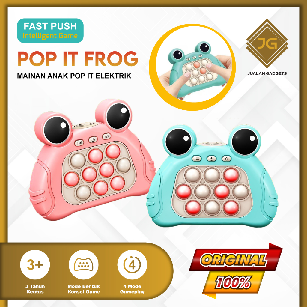 Jual Fast Push Pop It Game Electric Mainan Pop it Edukasi Anak | Shopee ...
