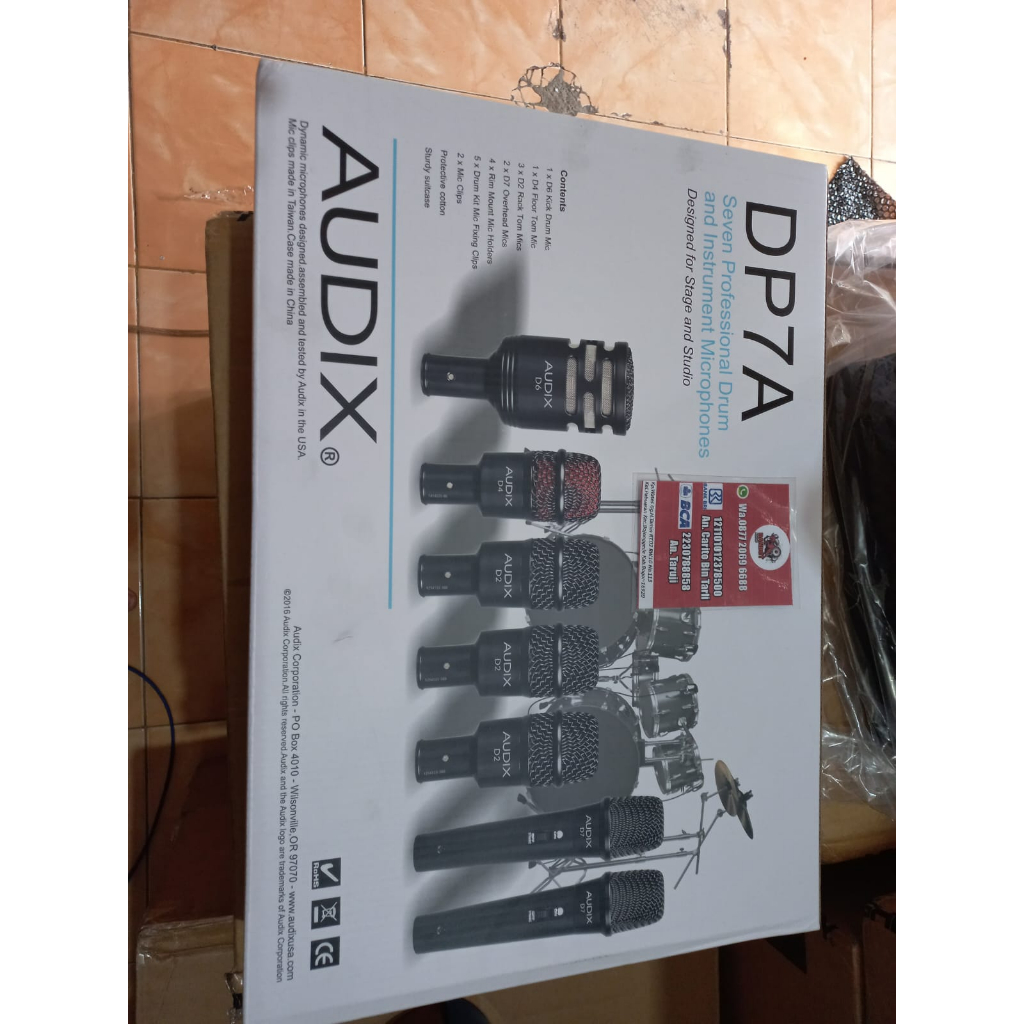 Jual MIc Drum Set Merek AUDIX DP7A XLR | Shopee Indonesia