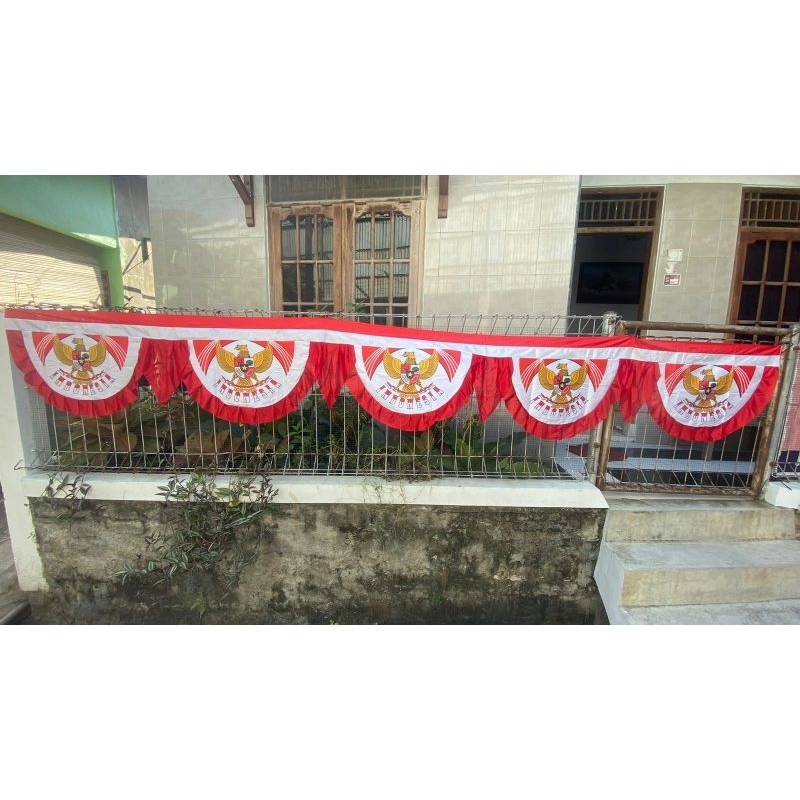 Jual BENDERA LIST MERAH PUTIH GARUDA | Shopee Indonesia
