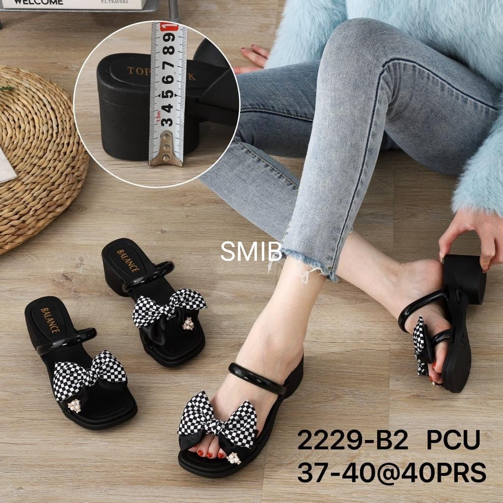 Jual Sandal Selop Wanita Karet Import BALANCE Motif Pita Ban 2 Ringan ...