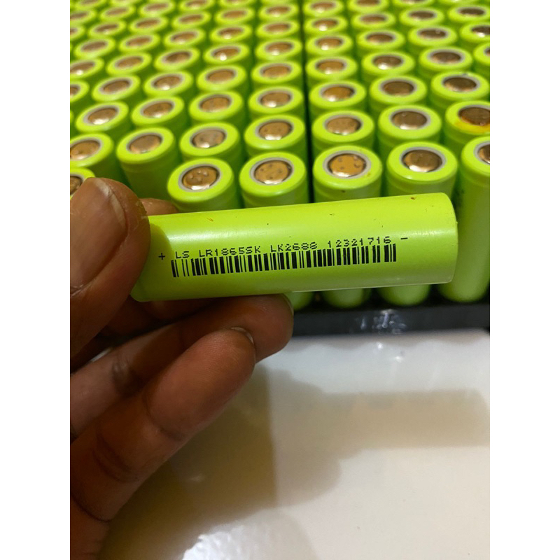 Jual battery 18650 3,7volt 2600mah LR18650SK bongkaran eks motor ...