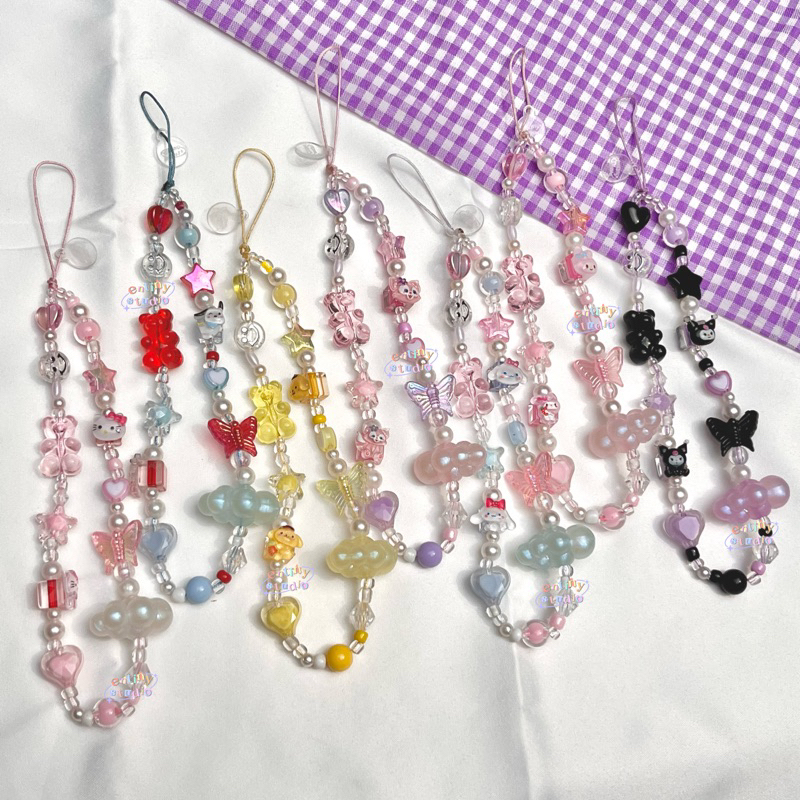 Jual Cartoon Phone Strap (1) | Sanrio | Linabell | Kuromi | My Melody ...