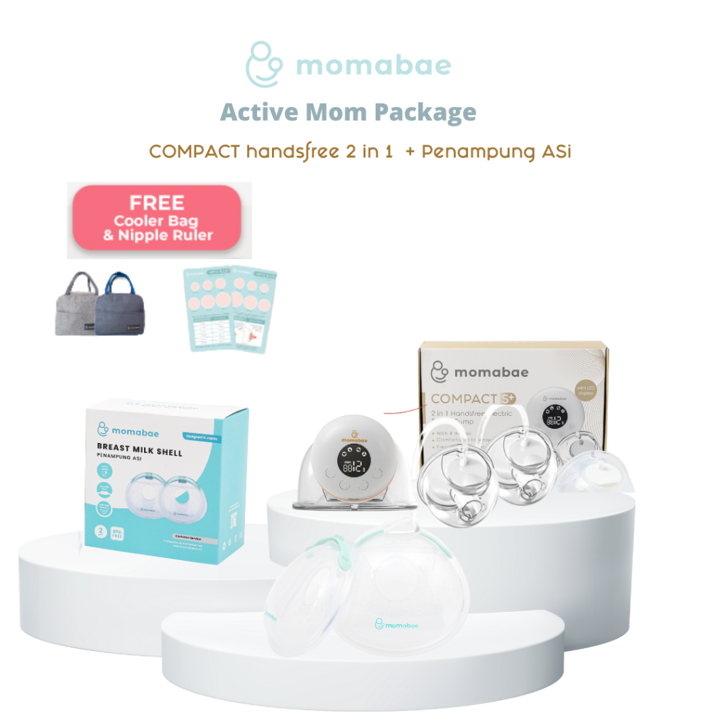 Jual Momabae Bundling Compact S Free Cooler Bag 2 Ini 1 Dengan