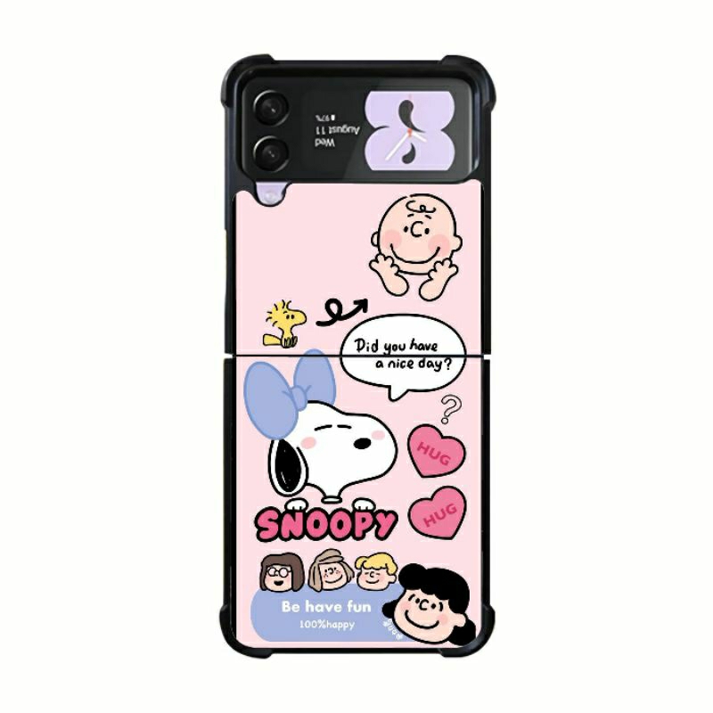 Jual Casing rubber case Snoopy Samsung z flip 4/ z flip 6/ z flip 3/ z ...