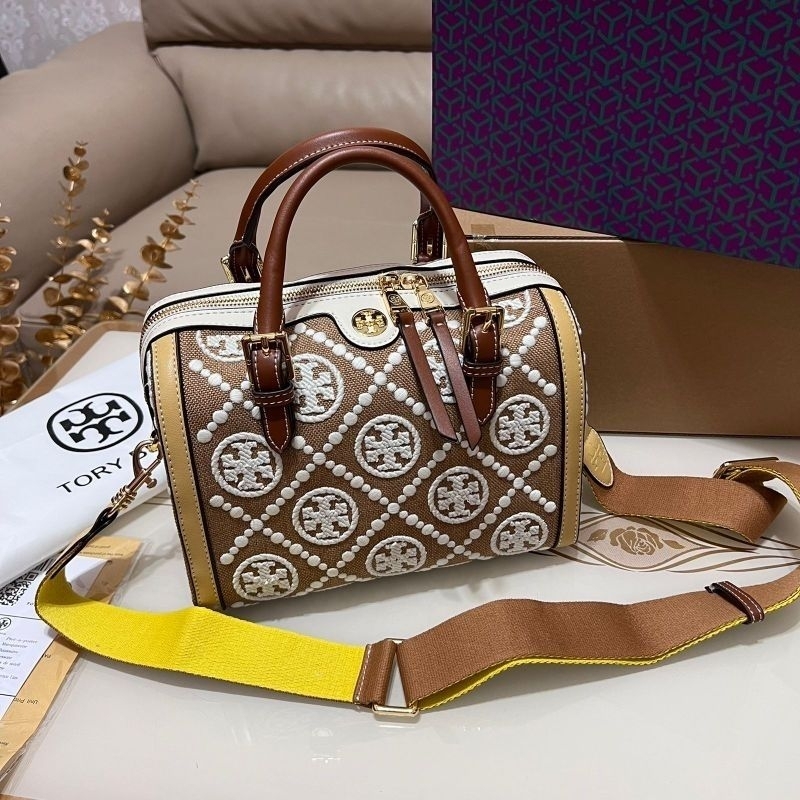 Jual Tory Burch Barrel Speedy Bordir ~ Tas Wanita TB Boston Barrel Tory ...