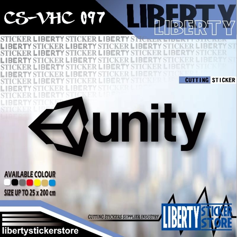 Jual bebas pilih warna dan ukuran cutting sticker unity technologies ... Jual bebas pilih warna dan ukuran cutting sticker unity technologies ...