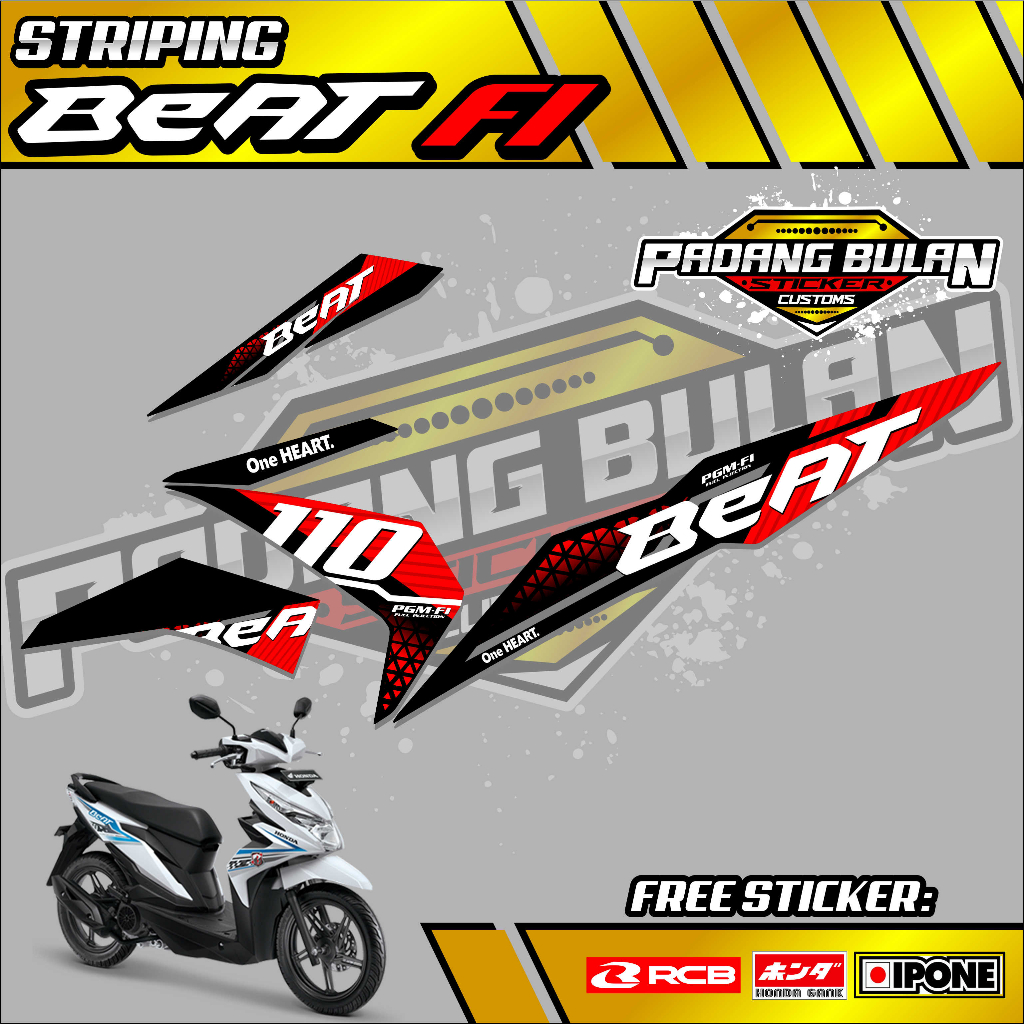 Jual STRIPING VARIASI HONDA BEAT ESP / STICKER LIST BEAT ESP | Shopee ...