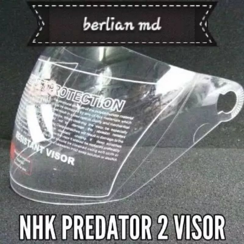 Jual KACA HELM NHK GODZILLA/ NHK PREDATOR 2 VISOR | Shopee Indonesia
