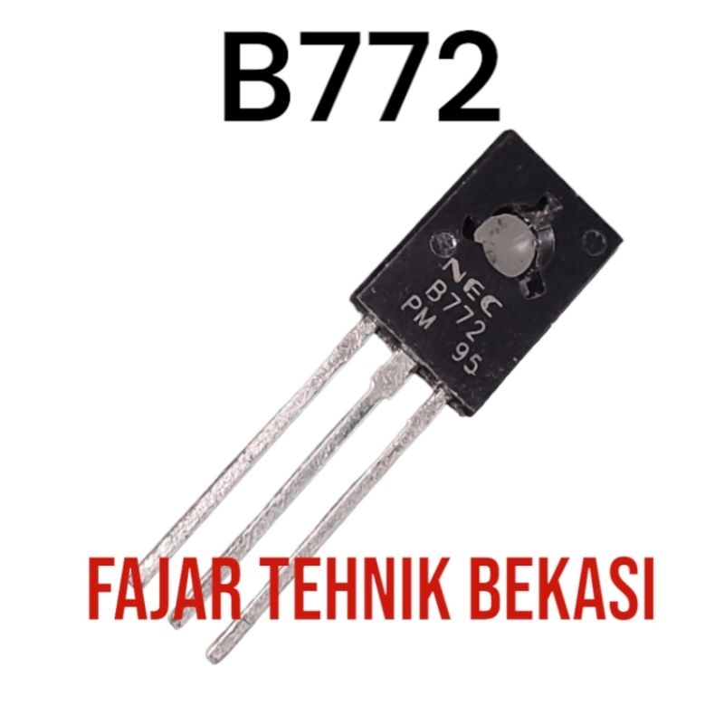 Jual transistor 2SB772 B772 3A 40V TRIODE PNP Power Transistor | Shopee Indonesia