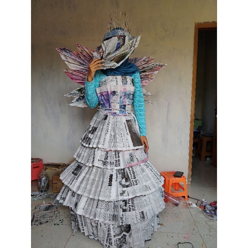 Jual Baju Daur Ulang Kostum Karnaval Perempuan Cewek Dewasa dengan ...