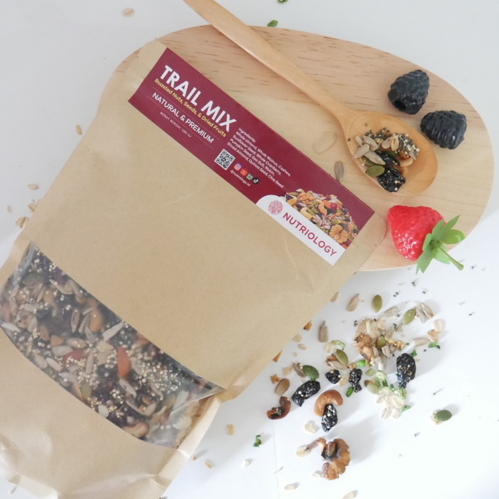 Jual Trail Mix Roasted Nut 500 gr – Cemilan Sehat Premium ( Nutriology ...