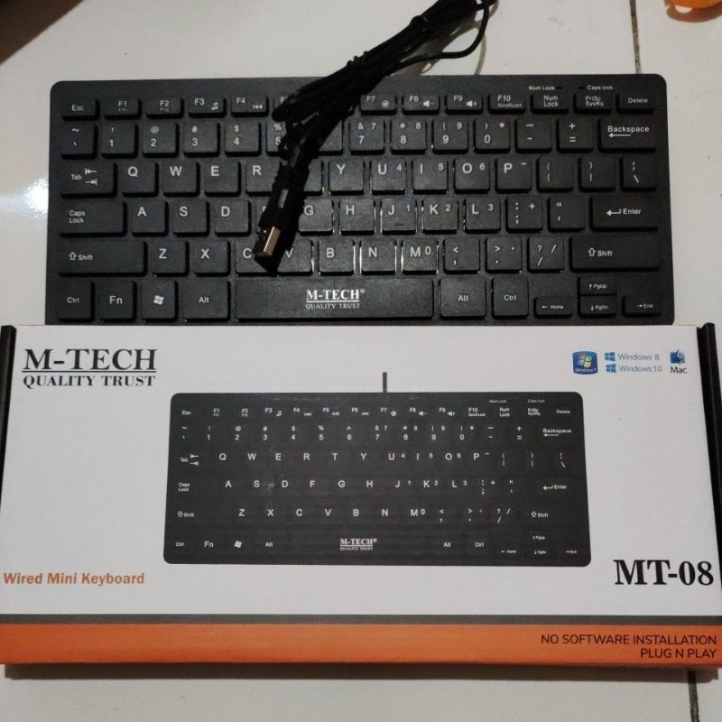 Jual Keyboard Mini MTECH External Pc Dan Laptop MT02 | Shopee Indonesia