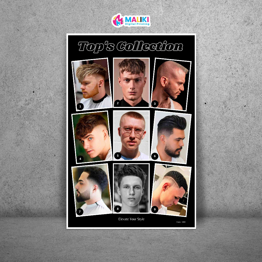 Jual POSTER POTONG RAMBUT PRIA Kekinian 2022 | Shopee Indonesia
