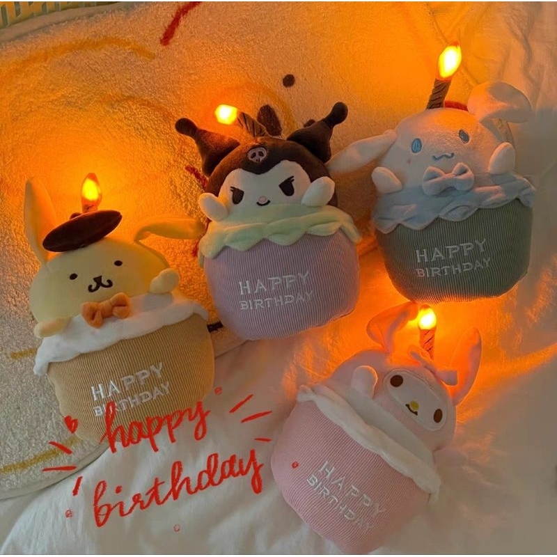 Jual Boneka sanrio ultah melody purin kuromi cinnamoroll surprise doll ...