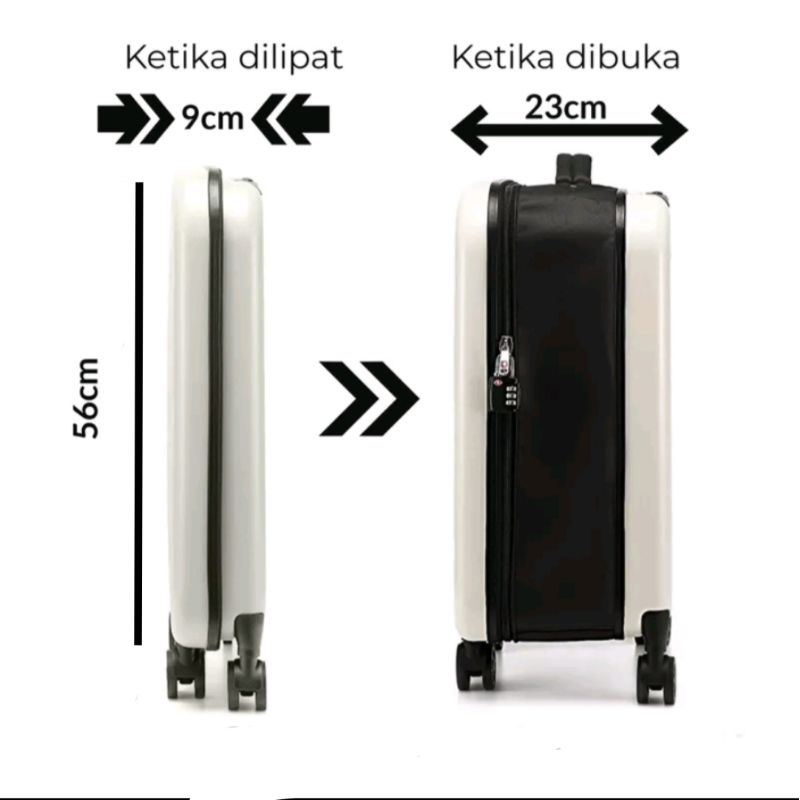 Jual 20 Inchi Tas Koper Kabin / Koper Lipat Portable Travelling ...
