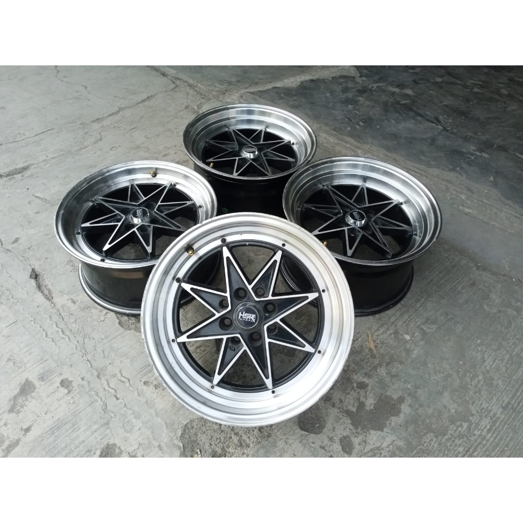 Jual Velg Second Racing Celong HSR STARLIGHT Ring 16 Pcd 4x100/114.3 ...