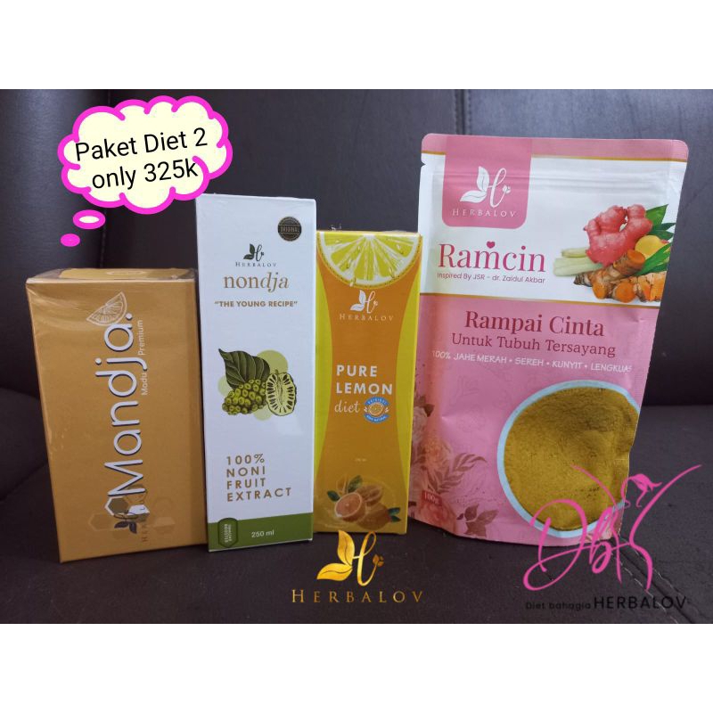 Jual HERBALOV PAKET BUNDLING DIET LANGSING | Shopee Indonesia