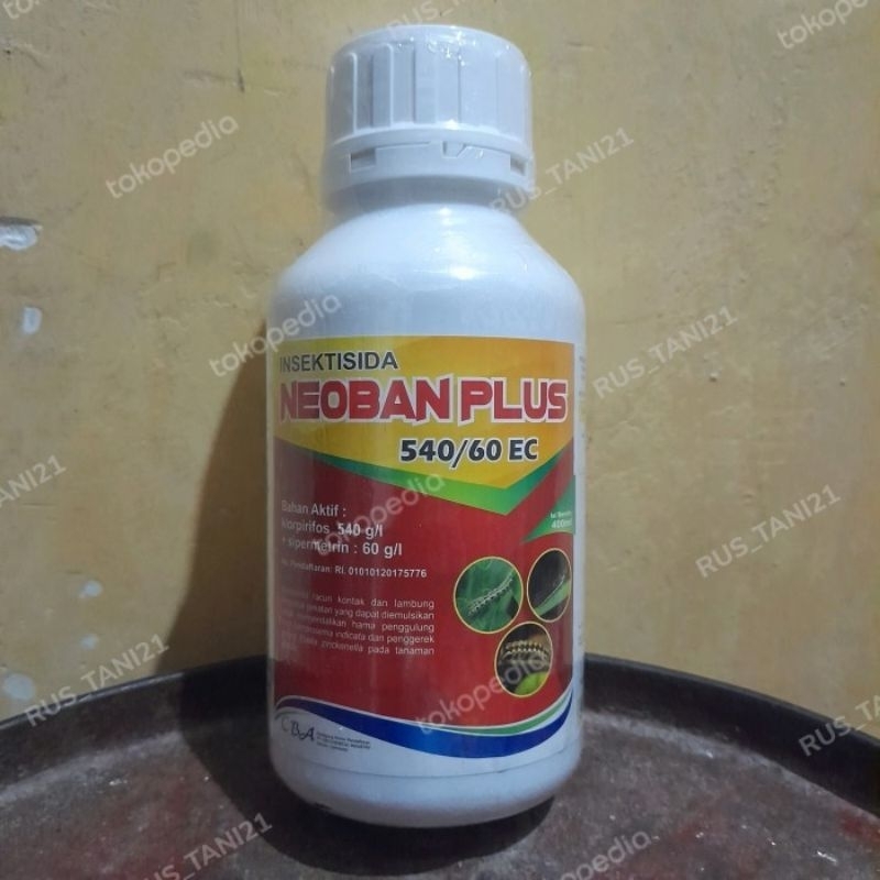 Jual Insektisida NEOBAN PLUS 540/60EC 250ml BA : Klorpirifos ...