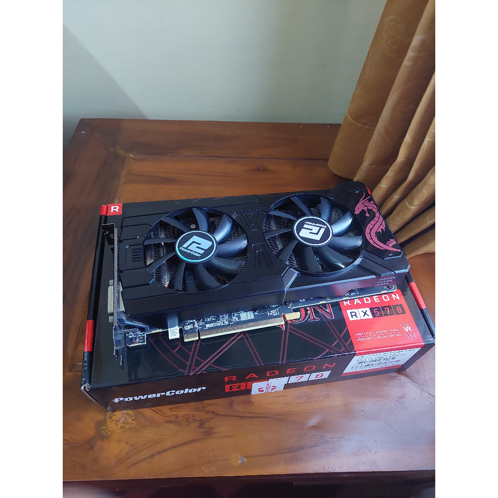 Jual VGA POWERCOLOR AMD RX 570 4GB | Shopee Indonesia