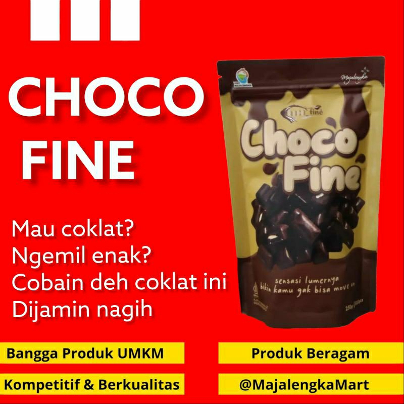 Jual COKELAT CHOCO FINE Cokelat Csli Produk Lokal Majalengka | Shopee ...