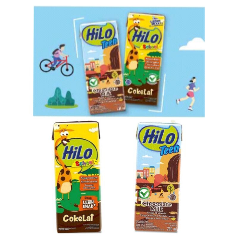 Jual Hilo / Hilo school / Hilo Teen /Hilo Uht 200ml | Shopee Indonesia