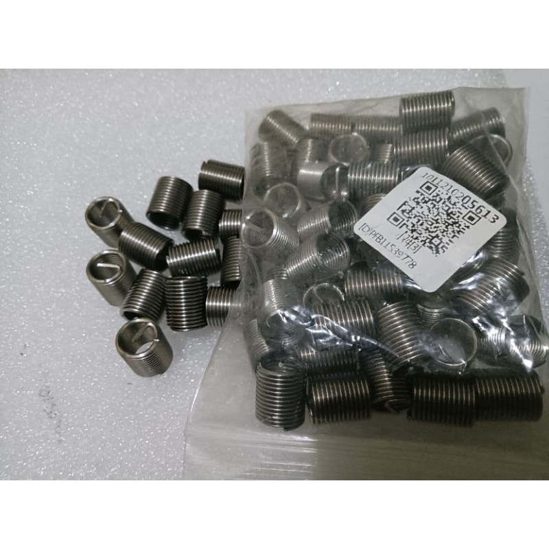 Jual 5pcs recoil M10 isi Recoil helicoil verbos untuk drat rusak slek/aus Baut kunci 14 Baru ...