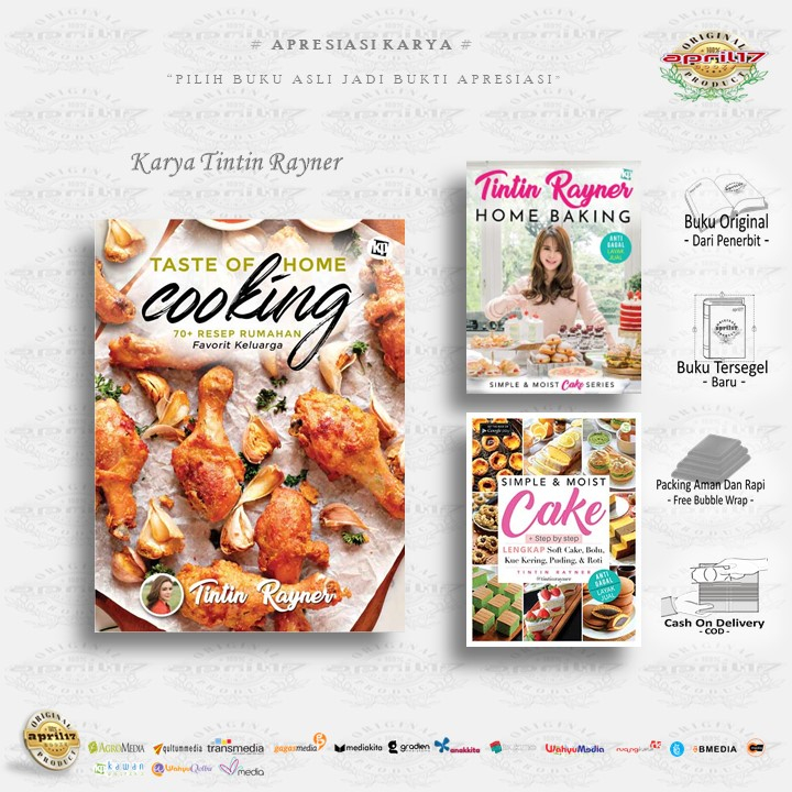 Jual BUKU KARYA TINTIN RAYNER : TASTE OF HOME COOKING / TINTIN RAYNER ...