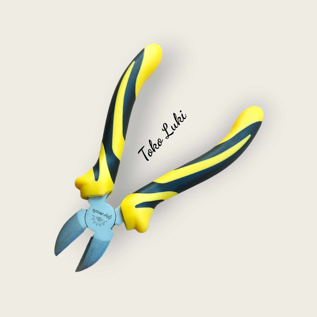 Jual Tang Potong Knip Plier Kupas Kabel Tahan Karat Tjap Mata | Shopee ...