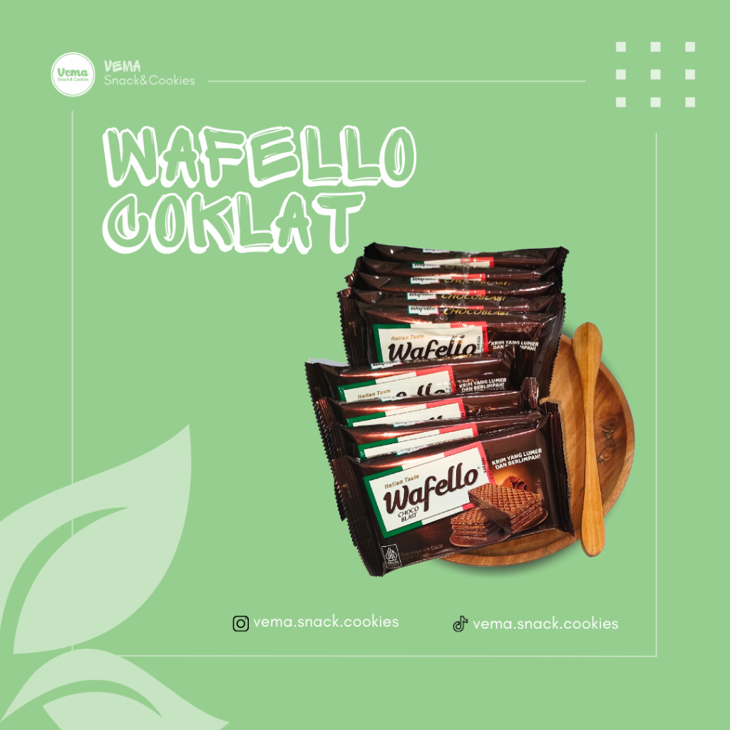 Jual Wafello Coklat (PACK) | Shopee Indonesia