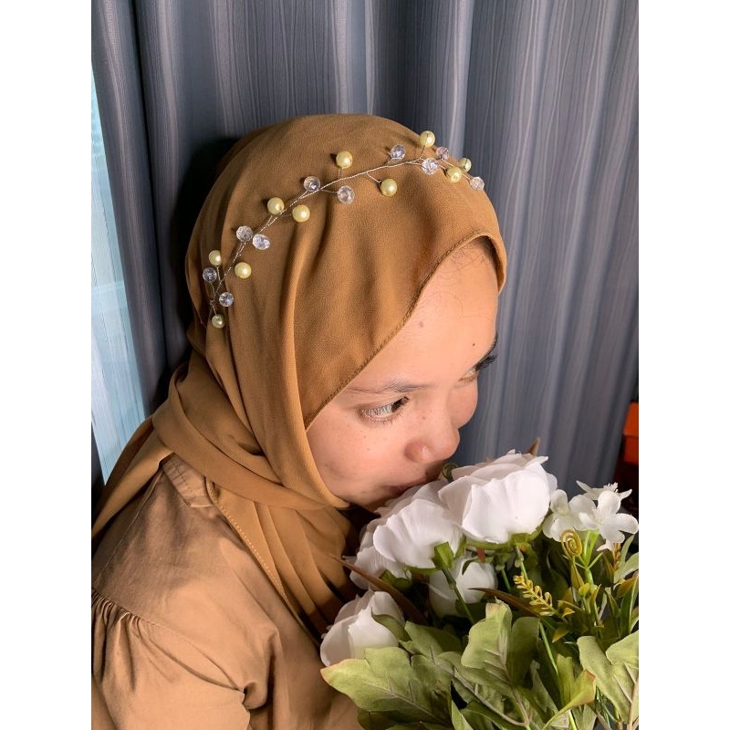 Jual headpice bunga lily/hiasan hijab | Shopee Indonesia