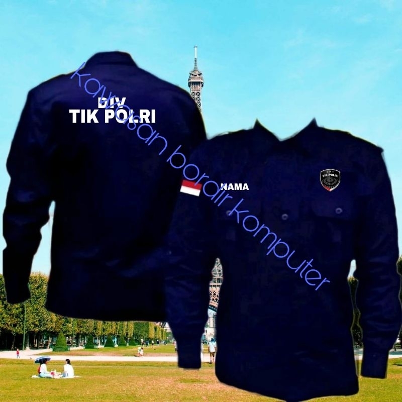 Jual Terbaru seragam div tik polri kemeja div tik polri pdh div tik ...