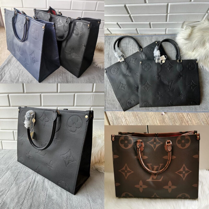 Jual L02 OTG - TAS WANITA LV ONTHEGO EMBOS EMBOSS REVERSE MONO | Shopee ...