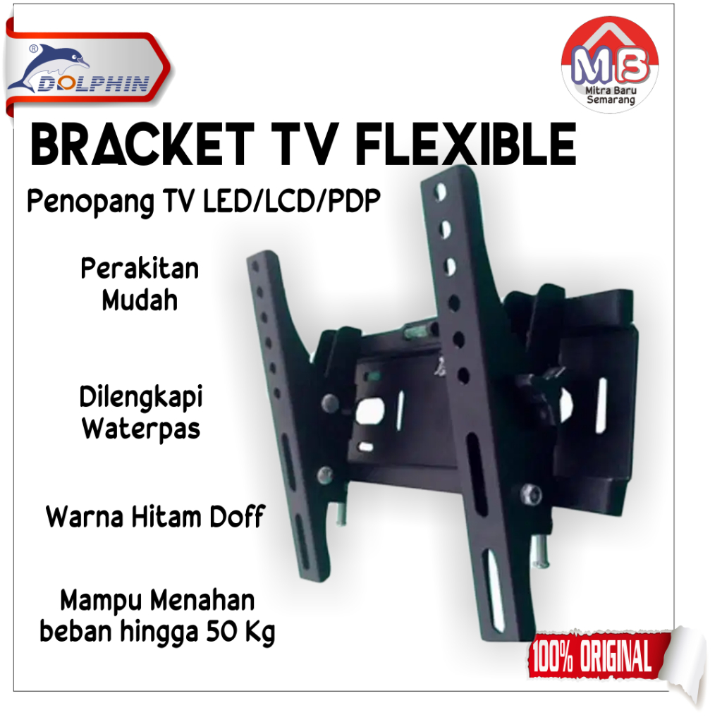 Jual Dolphin Bracket TV LED/LCD/Plasma Penopang TV 32 inch 40 inch 43 inch 50 inch 55 inch ...