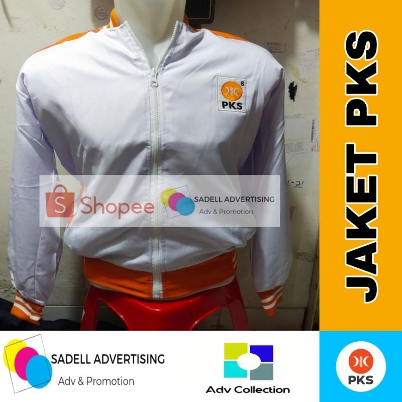 Jual Jaket Partai PKS Jaket Bomber PKS Putih Pria | Shopee Indonesia