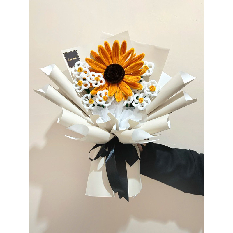 Jual Buket Kawat Bulu / Buket Pipe Cleaner / Buket Sunflowers | Shopee ...