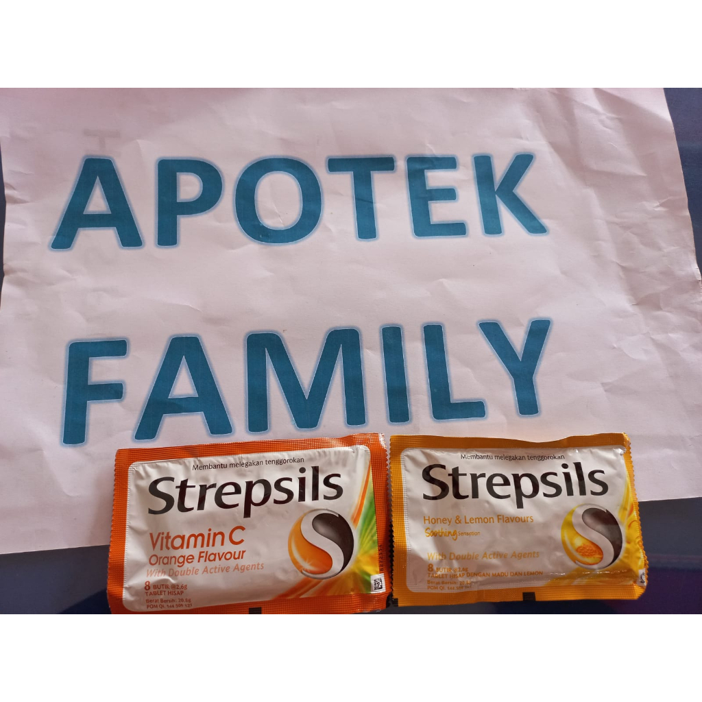 Jual Strepsils Soothing Rasa Honey Lemon isi 8 butir x 12 Sachet ...