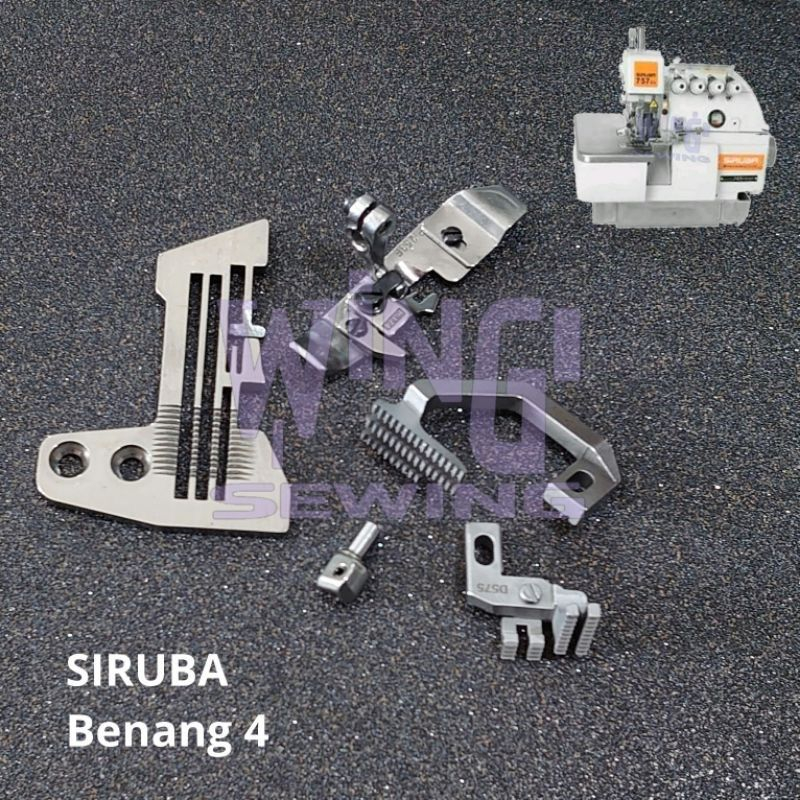 Jual SIRUBA 747 Benang 4 Gauge set Getset Mesin Obras Industri | Shopee Indonesia