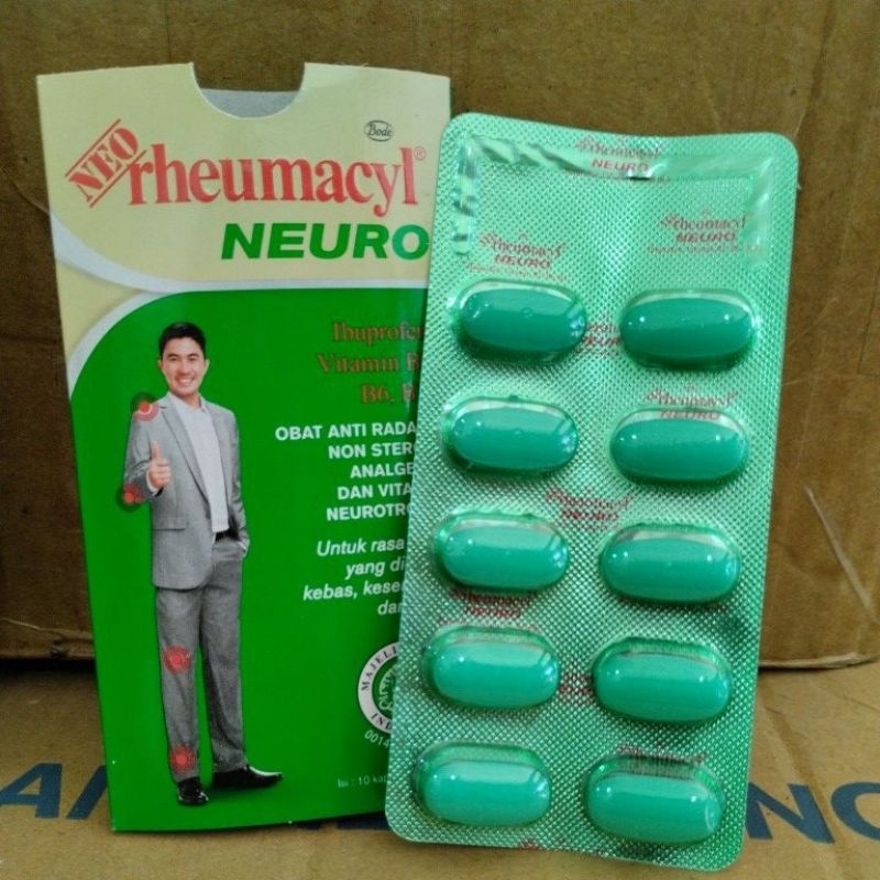 Jual Neo Rheumacyl Neuro Strip Isi 10 Kaplet/ Obat Anti Radang | Shopee ...