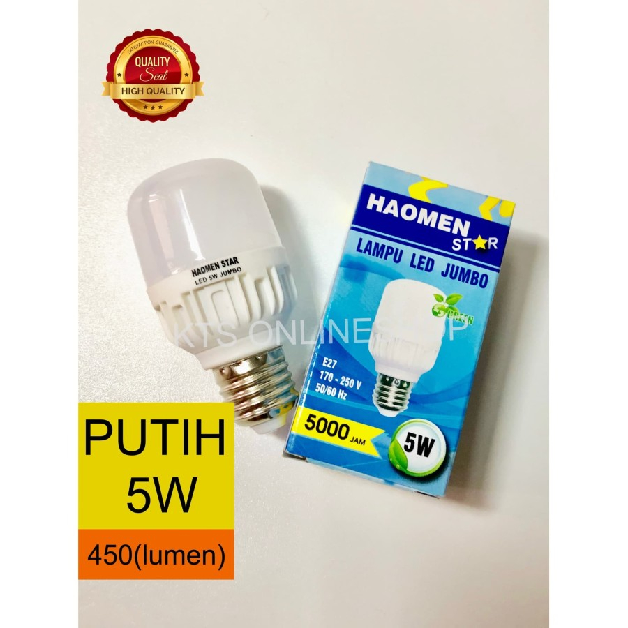 Jual LAMPU LED HAOMEN 5 WATT | Shopee Indonesia