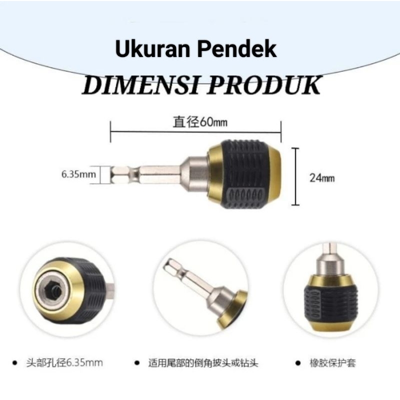 Jual Kepala Bor Keyless Drill Chuck Praktis Tanpa Kunci / Drill Chuck ...
