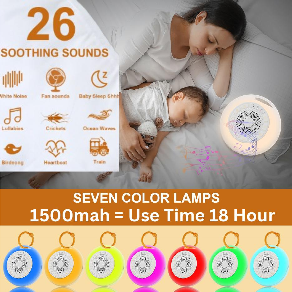 Jual White Noise Machine Baby Shusher 26 Calming Sound baby Gift Kado ...