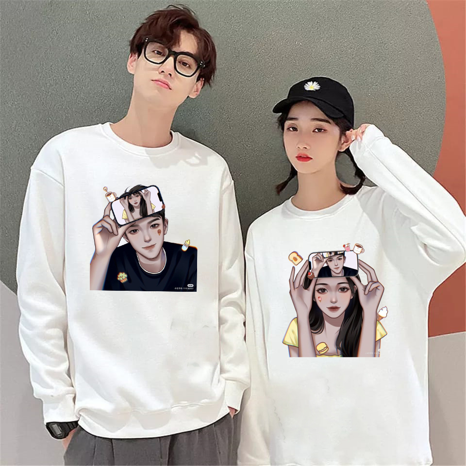 Jual switer couple pasangan ulzzang selfi / switer couple pria wanita ...