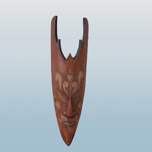 Jual Topeng Kayu Antik Suku Asmat | Topeng Suku Etnik Pedalaman ...