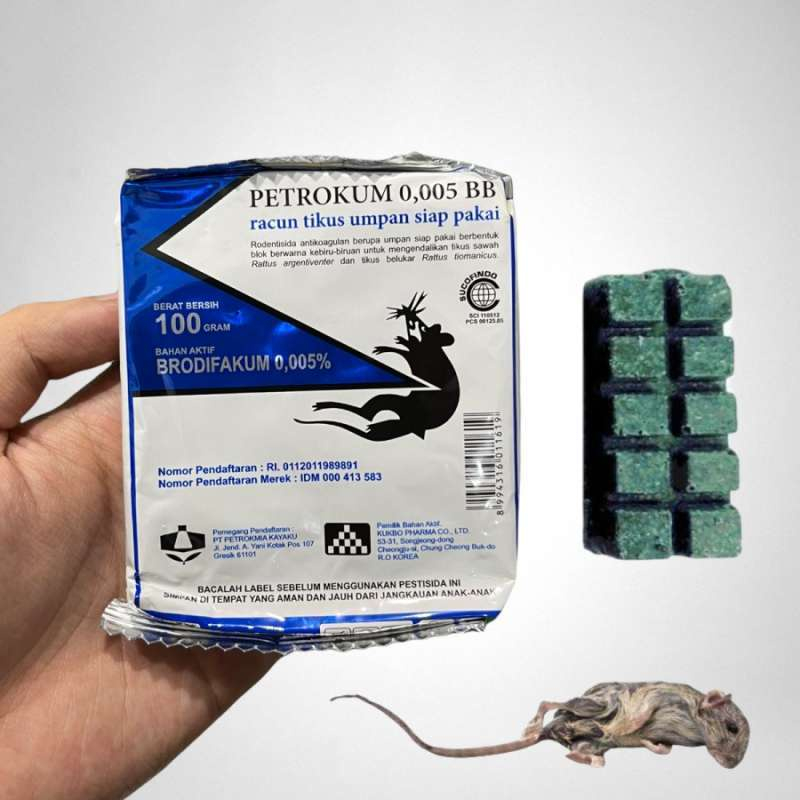 Jual RACUN TIKUS PETROKUM 100 gram ASLI ORIGINAL / RACUN TIKUS AMPUH ...