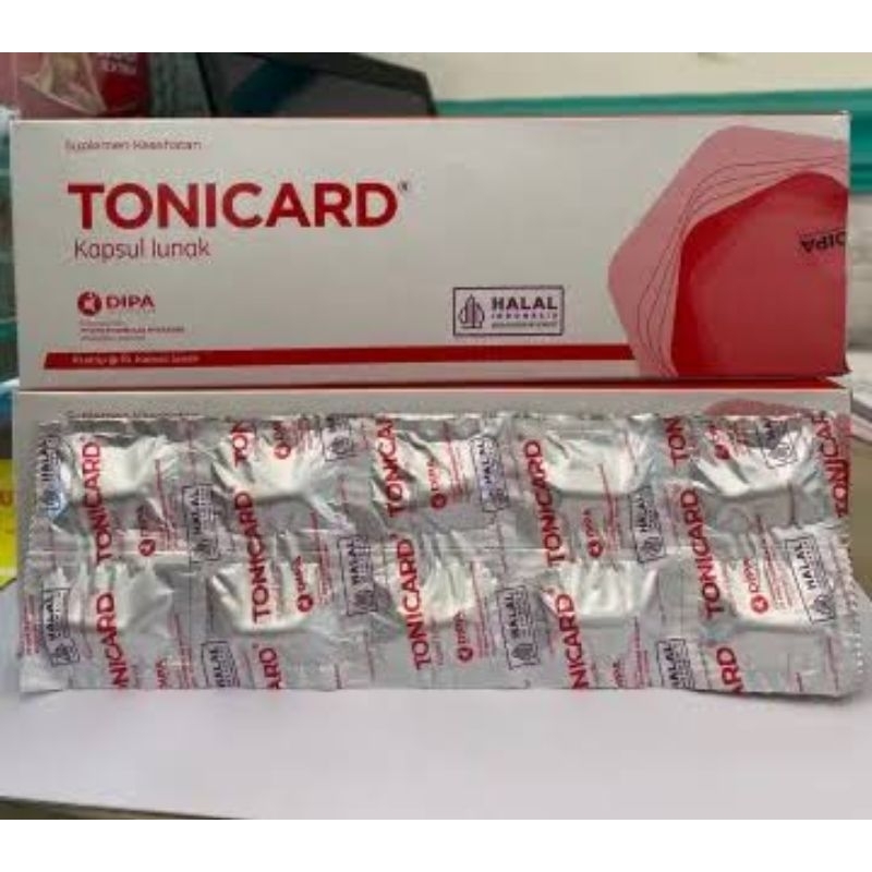 Jual Tonicard strip 10 kapsul Suplemen Antioksidan dan Jaga Kesehatan ...