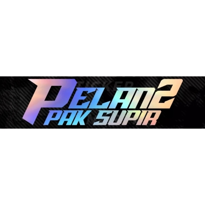 Jual Stiker Pelan - Pelan Pak Supir / Stiker Viral / Stiker Motor ...