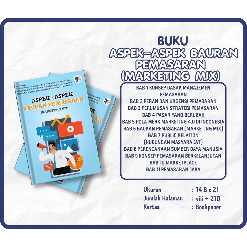 Jual BUKU ASPEK-ASPEK BAURAN PEMASARAN (MARKETING MIX) | Shopee Indonesia