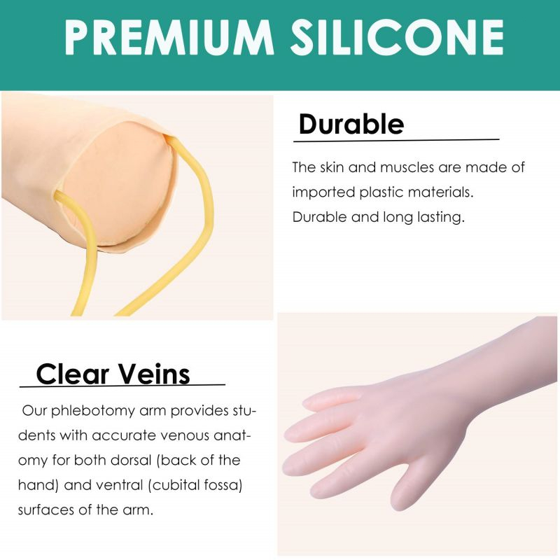 Jual Set Phantom Manikin Tangan / Lengan Infus Silikon / Alat Peraga ...