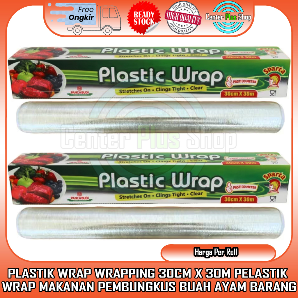 Jual PLASTIK WRAPPING STRETCH FILM REPING WRAPING PLASTIC WRAP 30 CM X ...