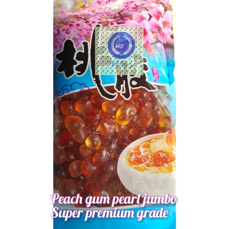 Jual peach gum pearl jumbo premium grade 500gr | Shopee Indonesia